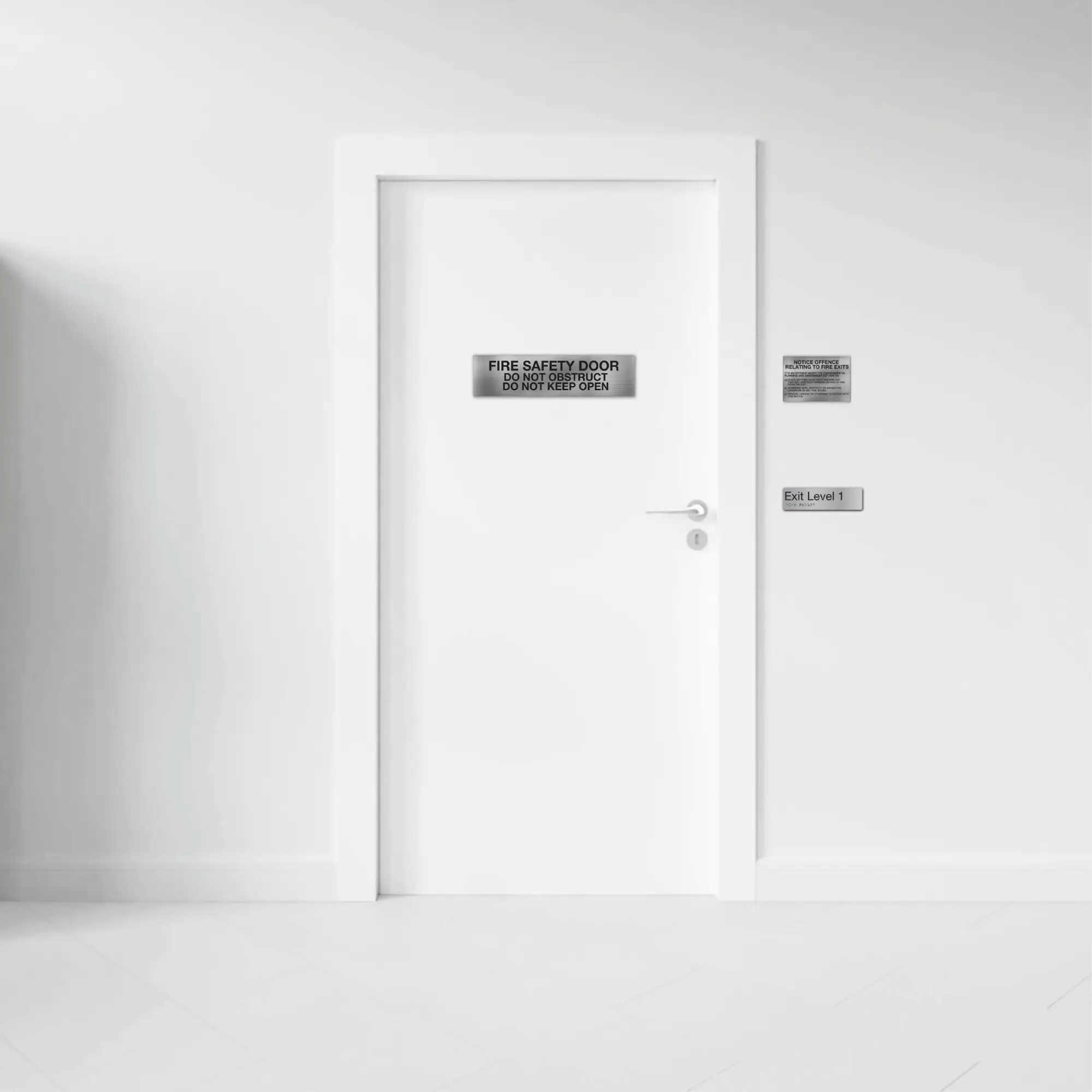 Fire Door Signs Pack – BCA/NCC Compliant | StatutorySigns.au