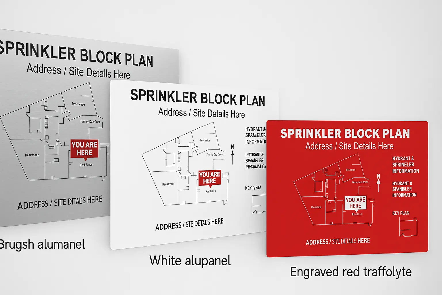 Fire Sprinkler Block Plans | AS2118.1 Compliant – StatutorySigns.au