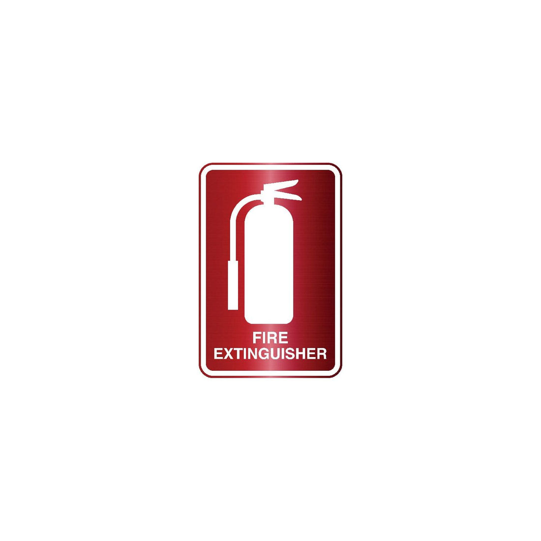 Fire Extinguisher (Red) | Fire Safety | Statutory Signs by Digicraft ...